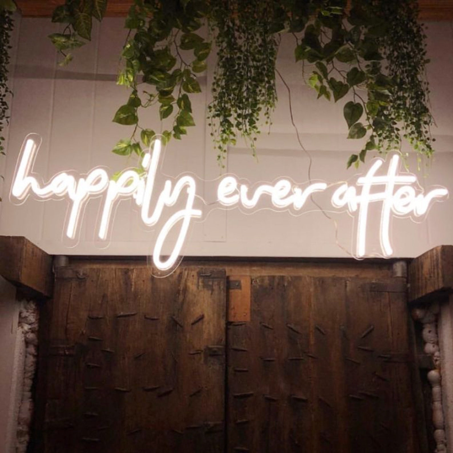 HAPPILY EVER AFTER Neon Sign Led Light, Wedding Decor, Wedding ...