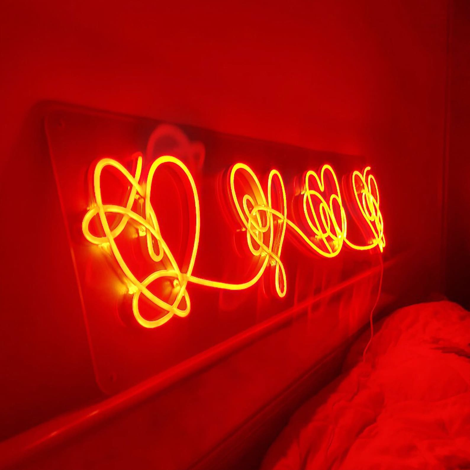 BTS Love Yourself Neon Sign Led Light , Custom Neon Sign, Decoration ...