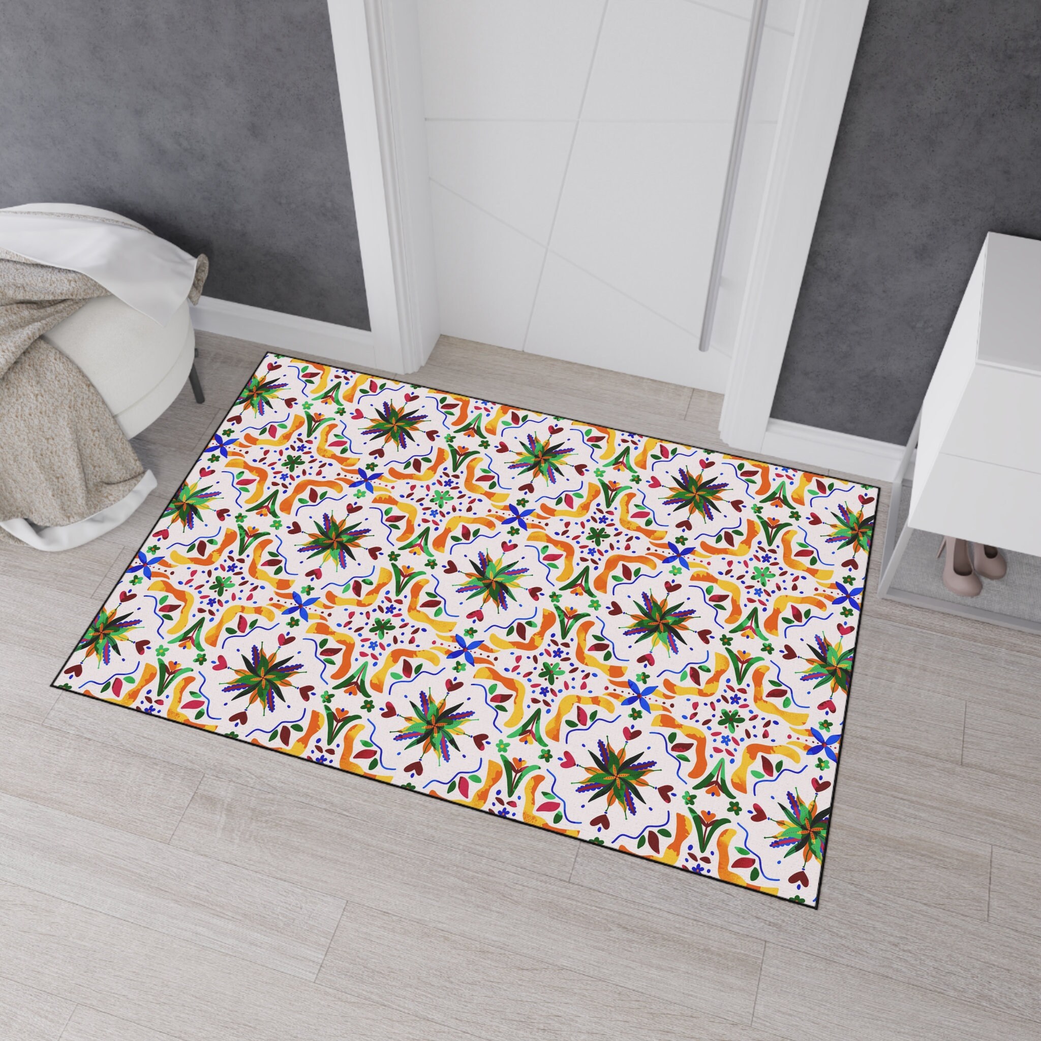 Heavy Duty Floor Mat Midsommar Mat for Floor, Entryway Mat, Living Room ...