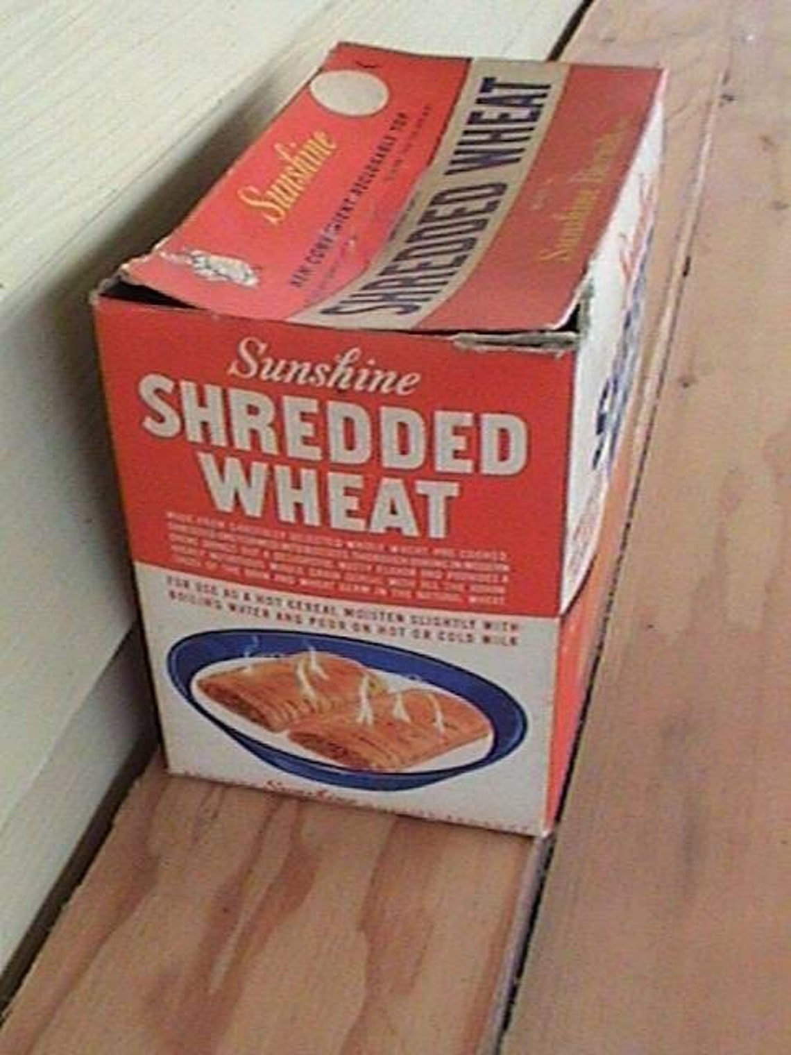 Vintage Sunshine Shredded Wheat Box - Etsy