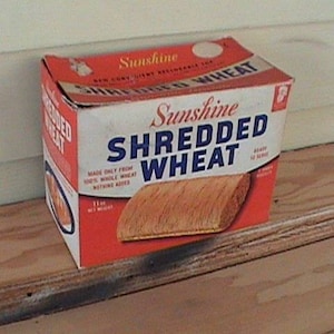 Vintage Sunshine Shredded Wheat Box - Etsy