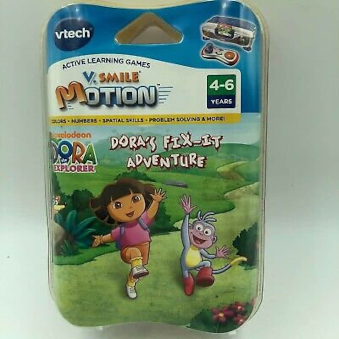 V.smile V-motion Smartridge, Dora's Fix-it Adventure (vtech)- NEW - Etsy