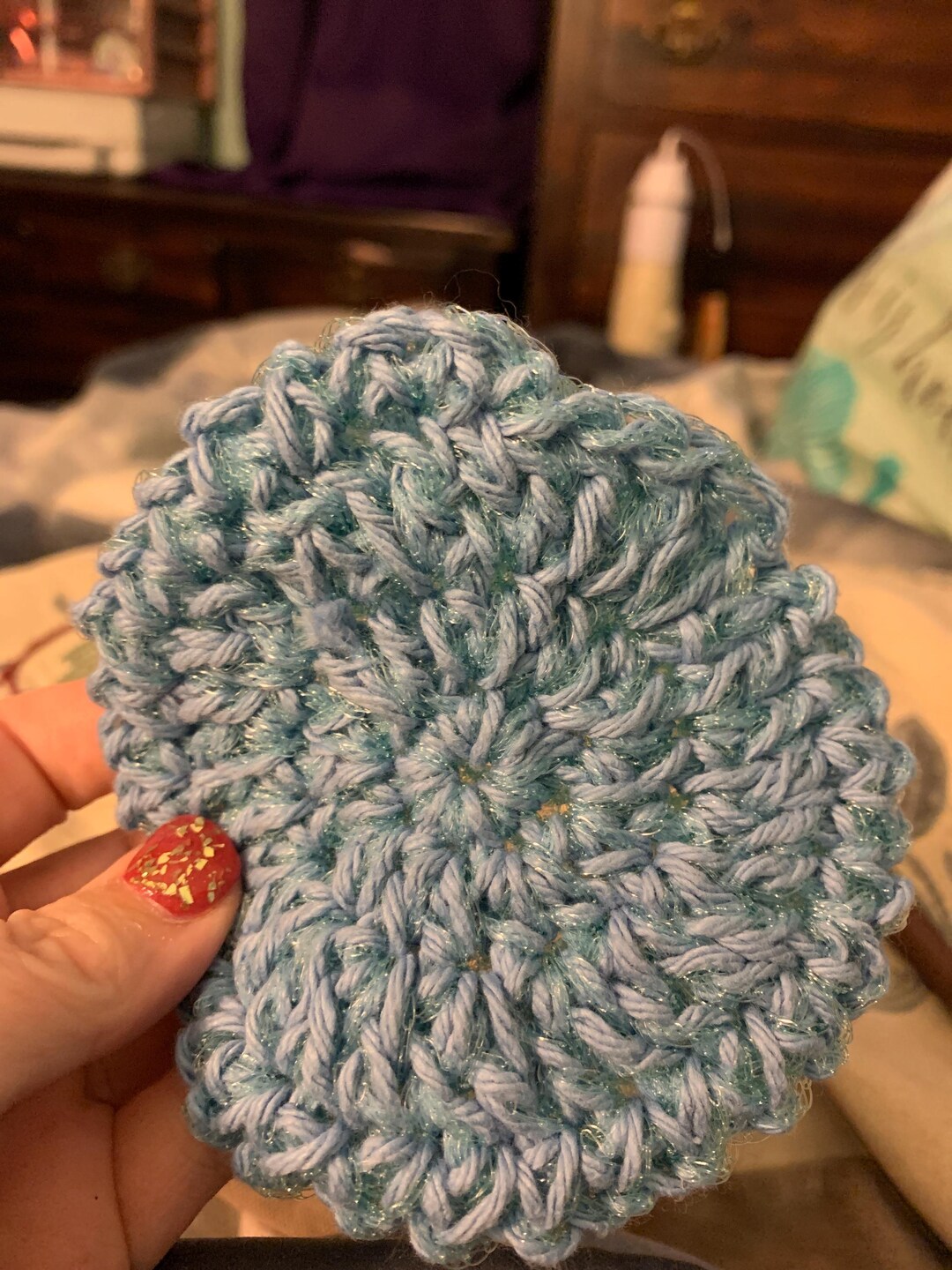 Handmade Nylon And Cotton Scrub Daddy Etsy