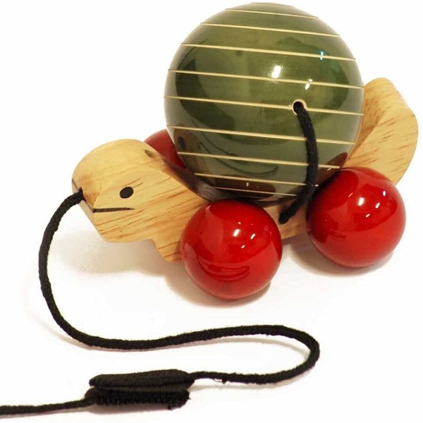 Turtle Pull Toy - Etsy