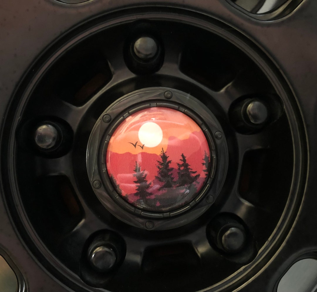 Custom Wheel Cap Decals - Set of 6 - Etsy