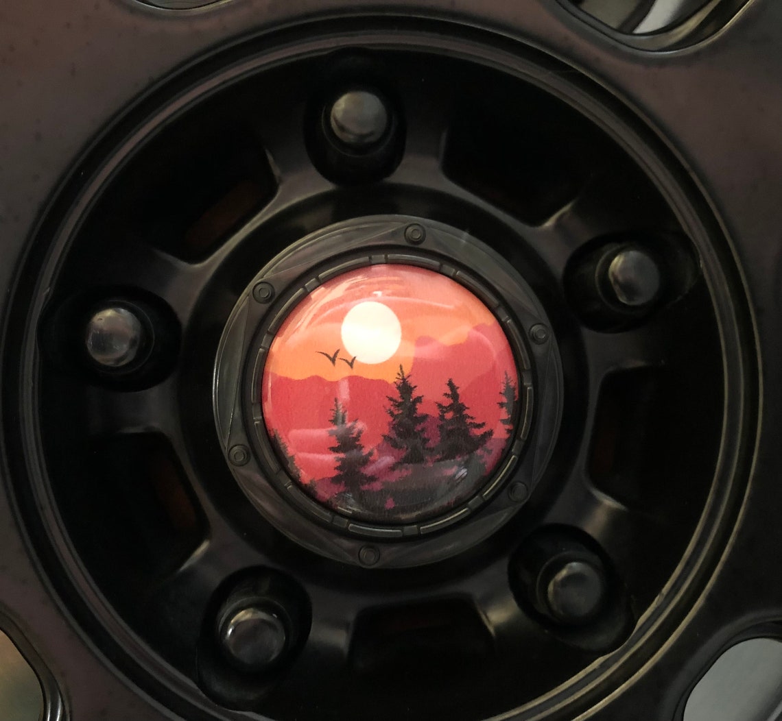 Custom Wheel Cap Decals Set of 6 - Etsy