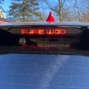 Vinyl Brake Light Decal - Matte Black - Etsy
