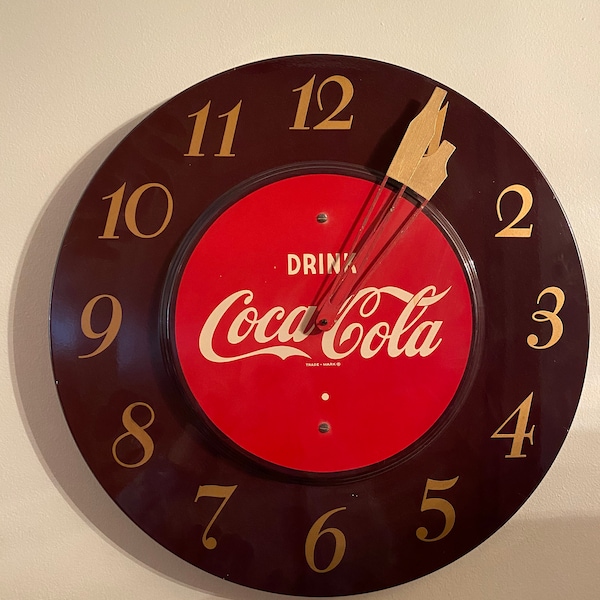 Coca Cola Clock - Etsy