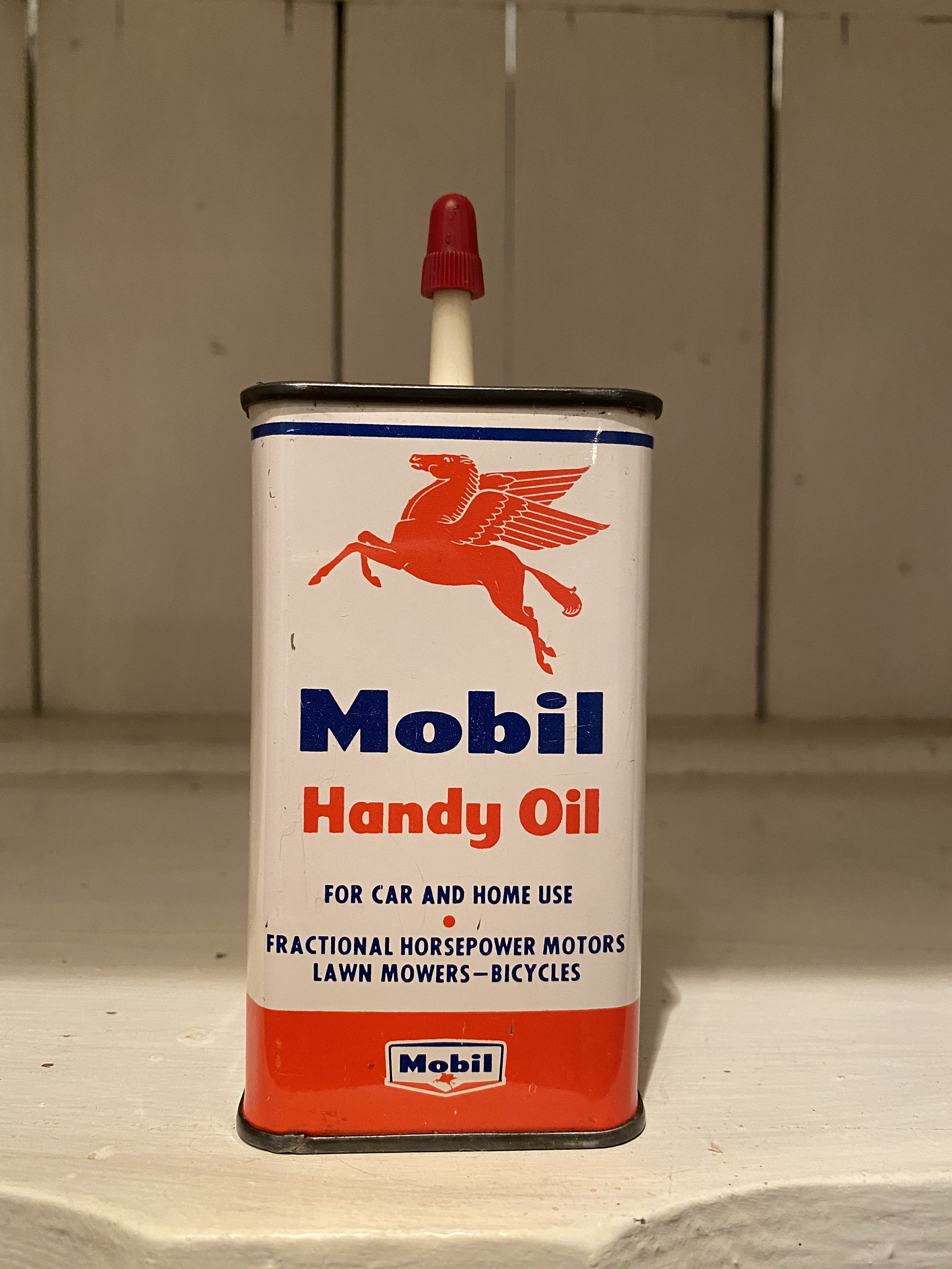 Vintage Mobil Handy Oil Oiler Tin - Etsy