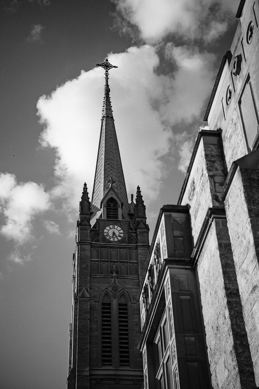 Black and White Church Art Photo Print - Etsy