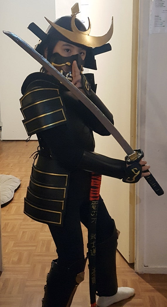 Black Samurai Helmet