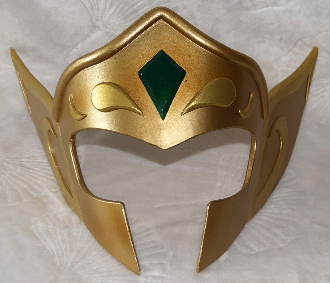 Aquarius Golden Helmet Saint Seiya - Etsy