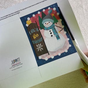 Printable Illustrated Snowman Holiday Card for Kids | Sled and Snowman ...