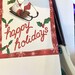 Illustrated Snowman Happy Holidays Printable Christmas Card | Happy ...