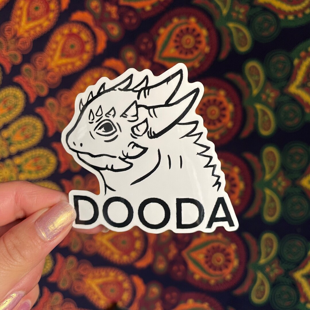 Dooda Cheii Glossy Sticker 3 X 2.7 - Etsy