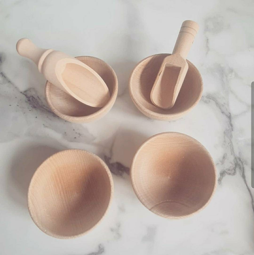 Montessori Sorting Bowls and Scoops - Etsy UK