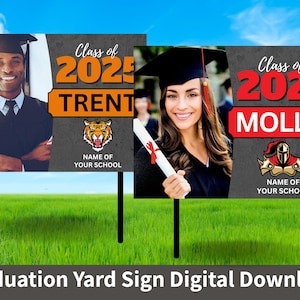 Graduation Yard Sign Digital File, Print Yourself - Etsy