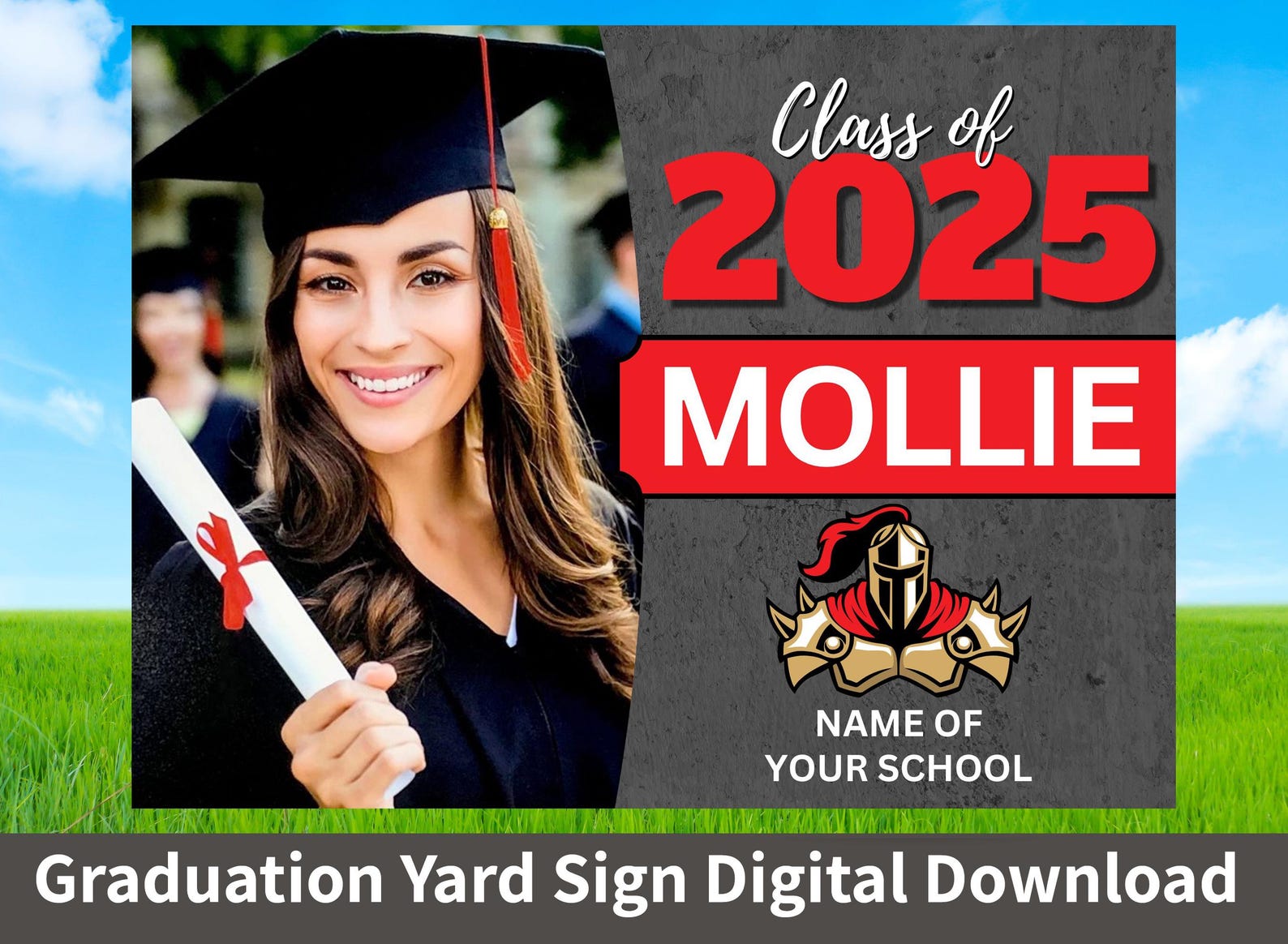 Graduation Yard Sign Digital File, Print Yourself - Etsy