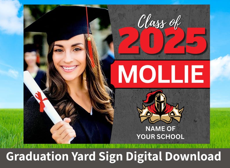 Graduation Yard Sign Digital File, Print Yourself - Etsy
