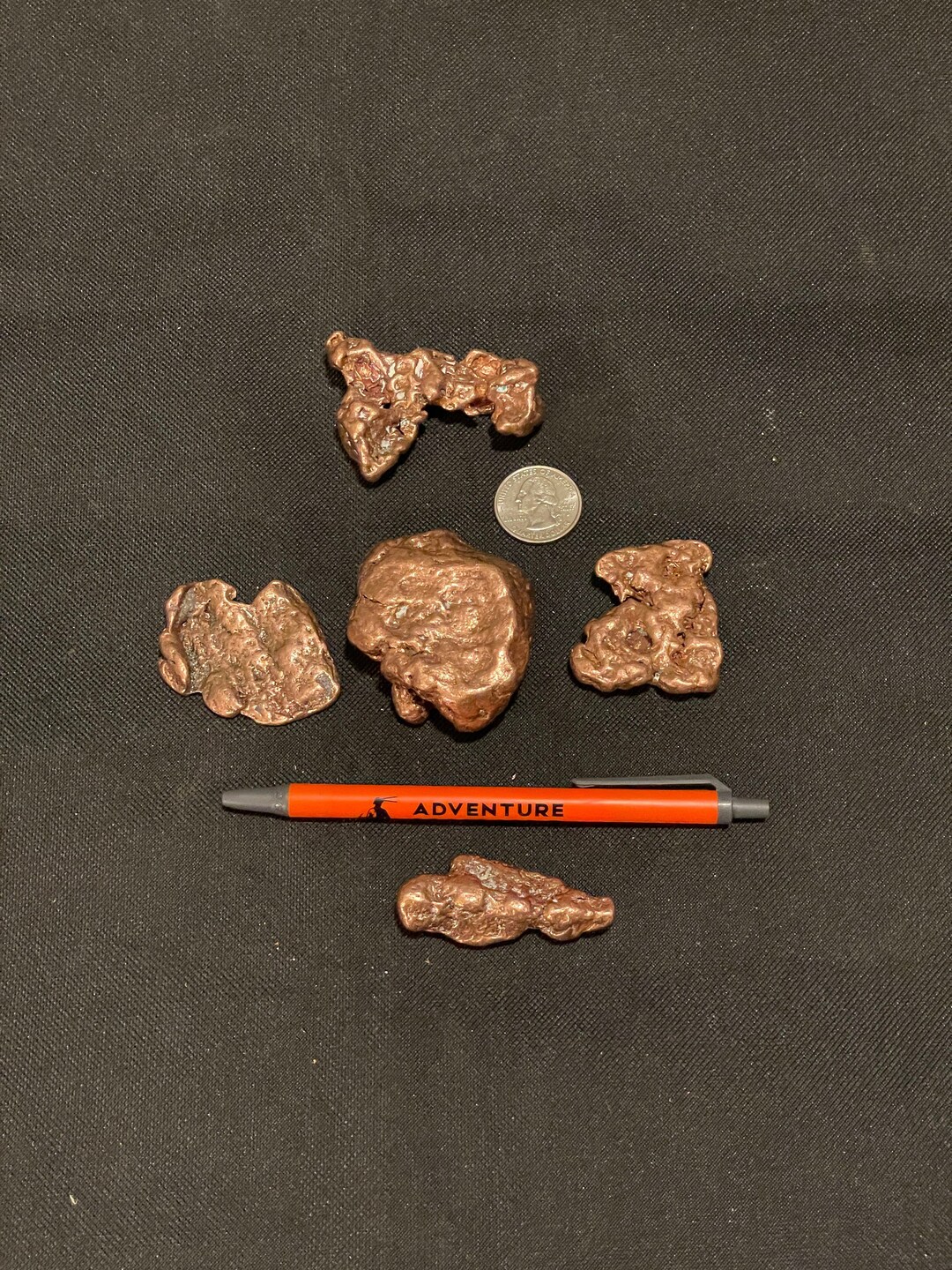 One Pound of 2" Tumbled Copper Nuggets. 100% Natural Michigan Native ...