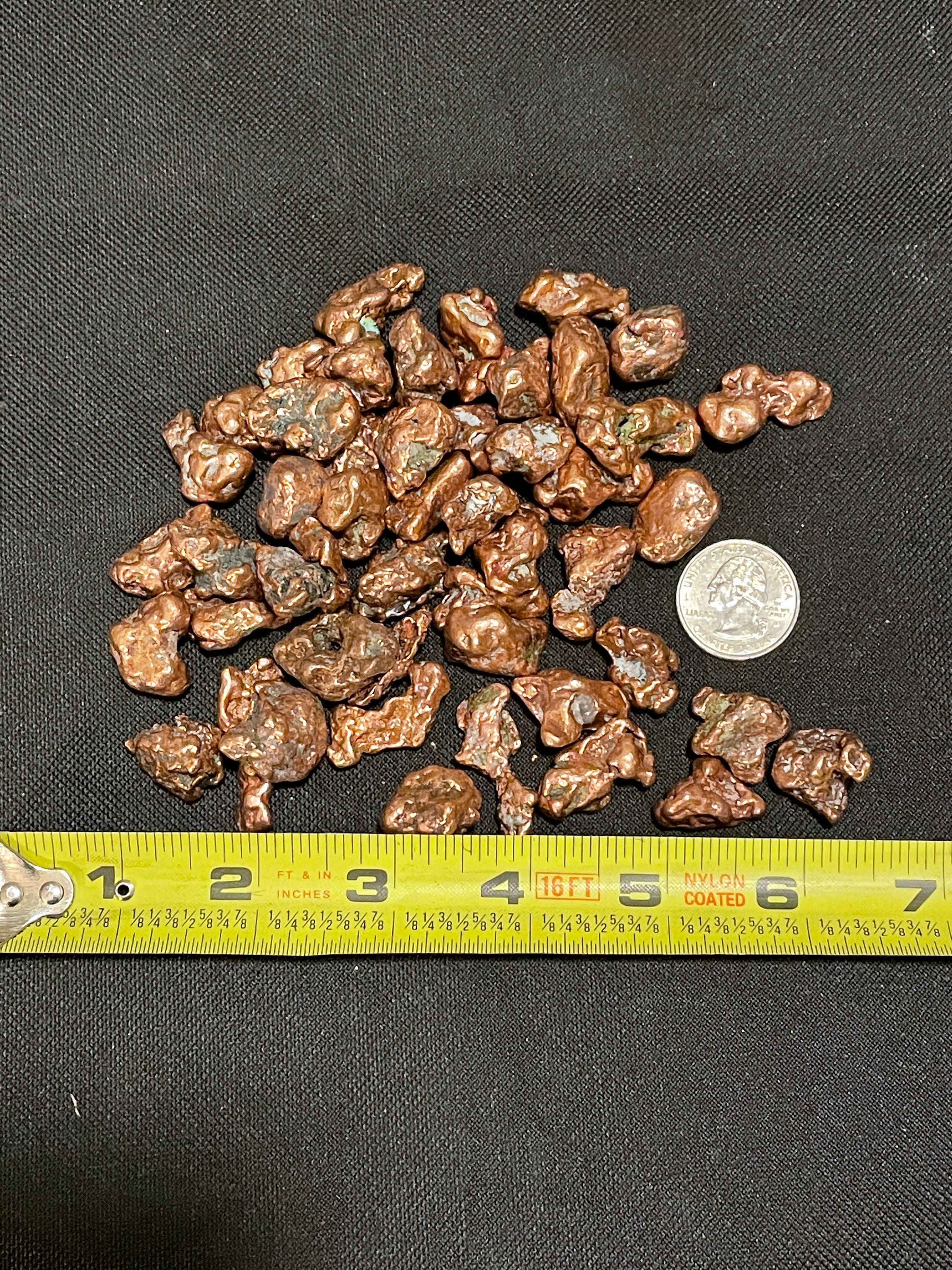 One Pound of 1/2 Tumbled Copper Nuggets. 100% Natural Michigan Native ...