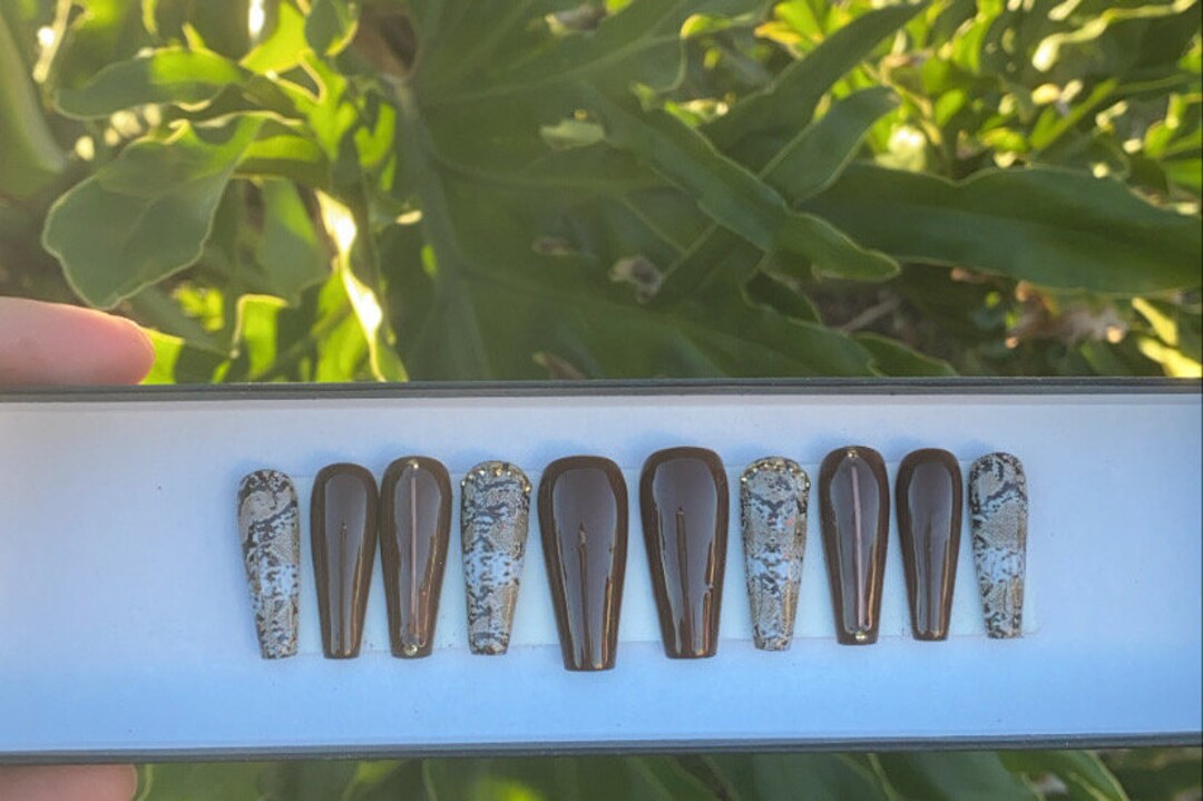 Luxury Customized Press on Nails - Etsy