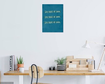 I Am Strong Because I've Been Weak... Inspirational Wall Art Wall ...