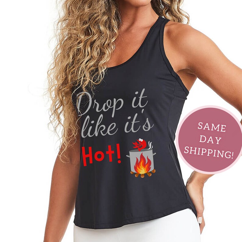 Cajun Crawfish Tank Top: Funny Graphic Racerback, Workout Activewear - Etsy