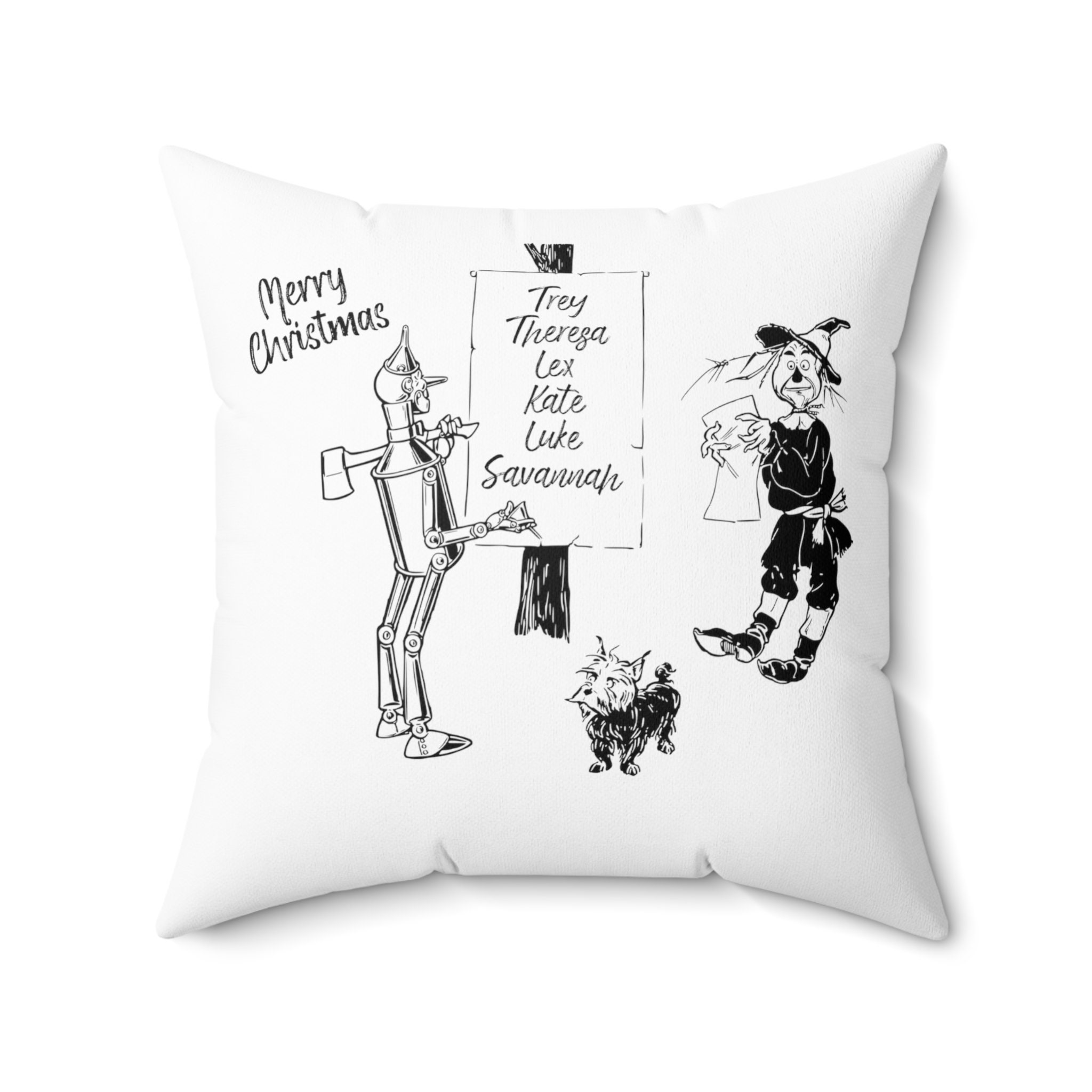 Custom Vintage Wizard of Oz Christmas Gift Square Pillow - Etsy