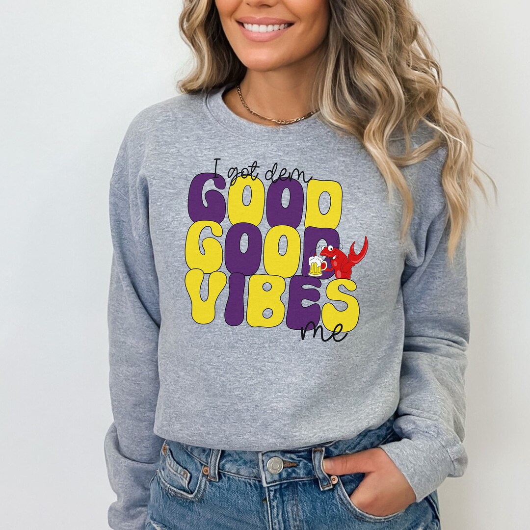 Funny Cajun Christmas Sweatshirt: Crawfish Beer Mug, LSU Colors - Etsy