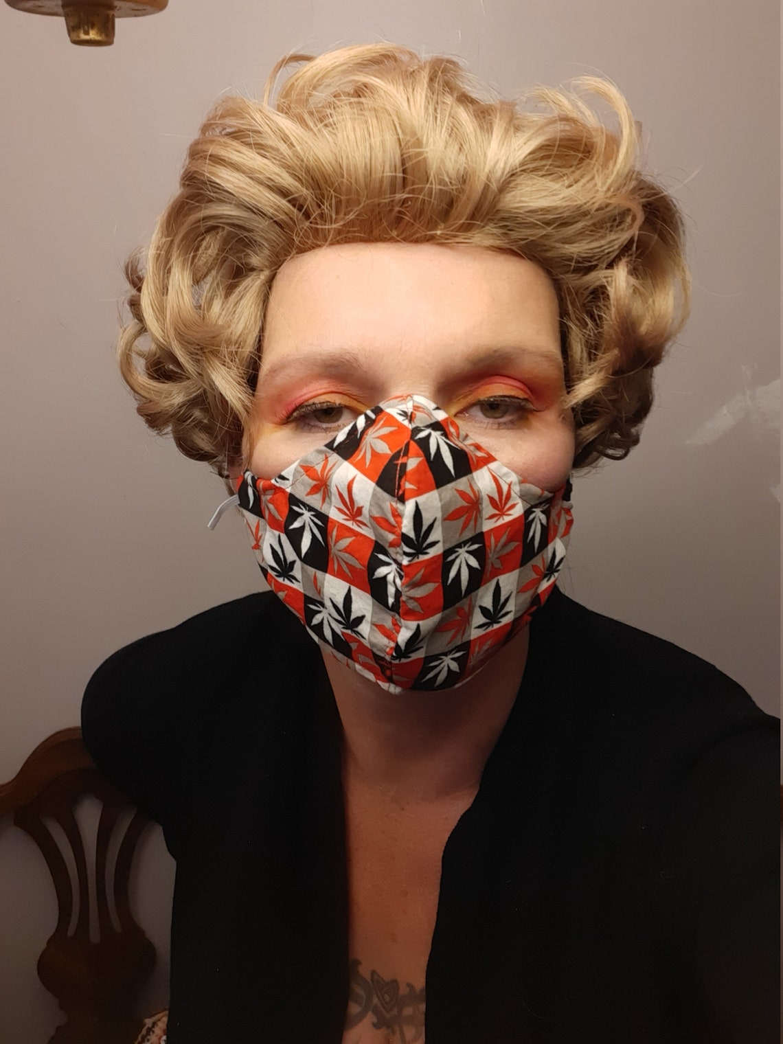 Stay-put Cannabis Masks Contoured Cotton Masks. They Won't Squish Your ...