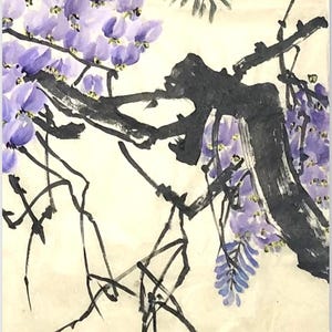 Spring's Vibrance.original Chinese Painting of Flowers and Birds, a ...