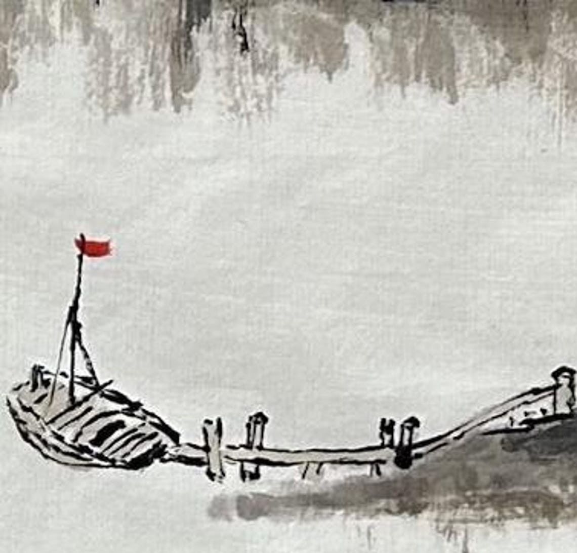 Original Chinese Ink and Wash Painting Hand Painting Chinese Landscape ...