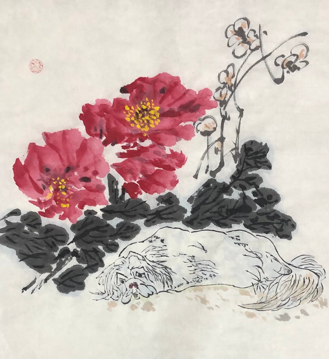 Original Chinese Ink and Wash Painting Hand Painting Chinese Wall ...