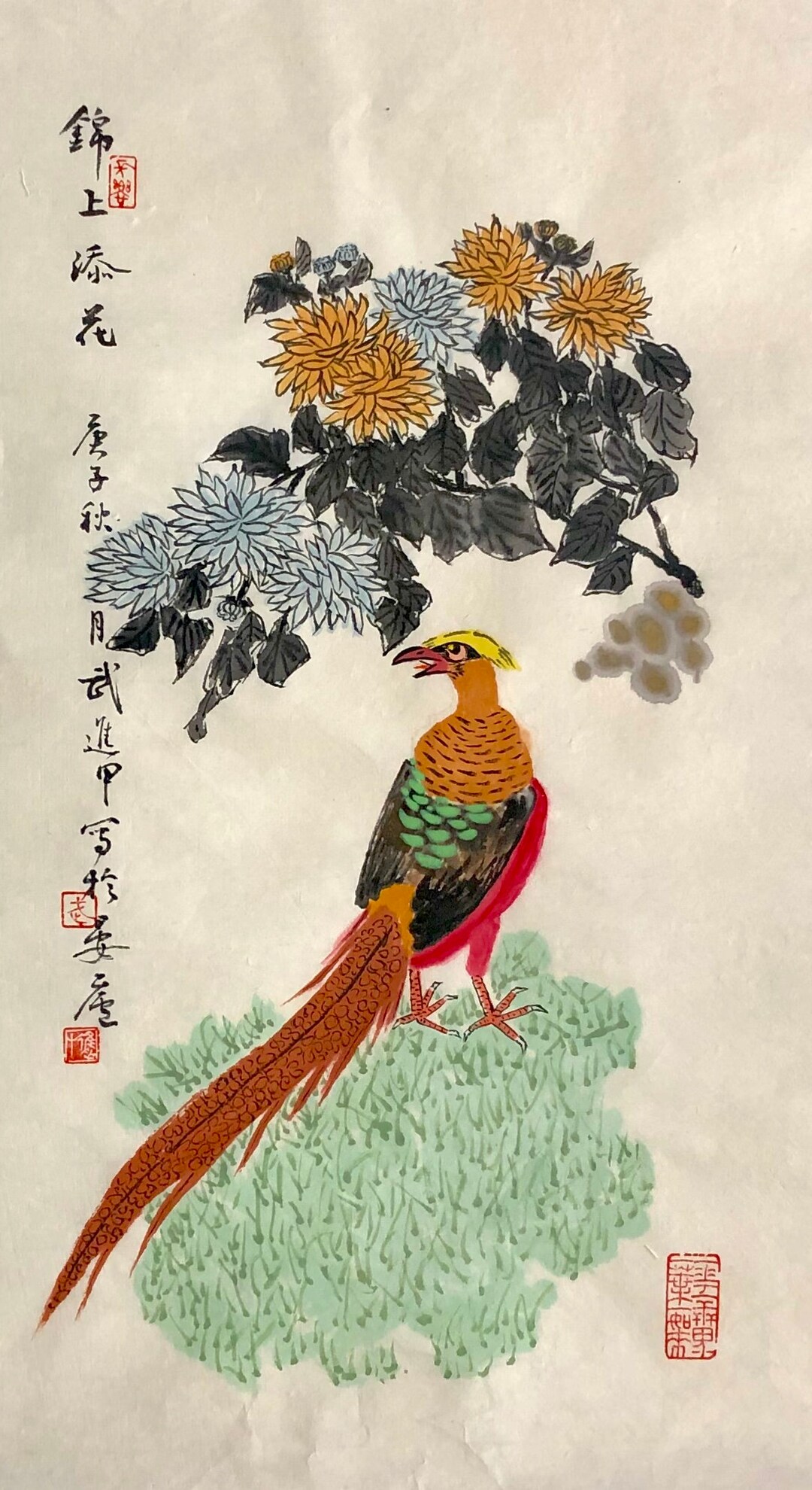 Original Chinese Ink and Wash Painting Hand Painting Chinese - Etsy