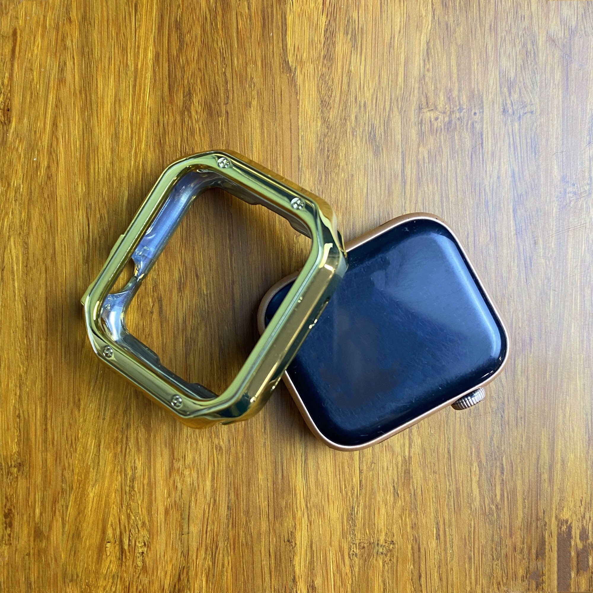 Gold Apple Watch Case Apple Watch Cover Apple Watch Bezel Etsy gold-apple-watch-case-apple-watch-cover-apple-watch-bezel-etsy