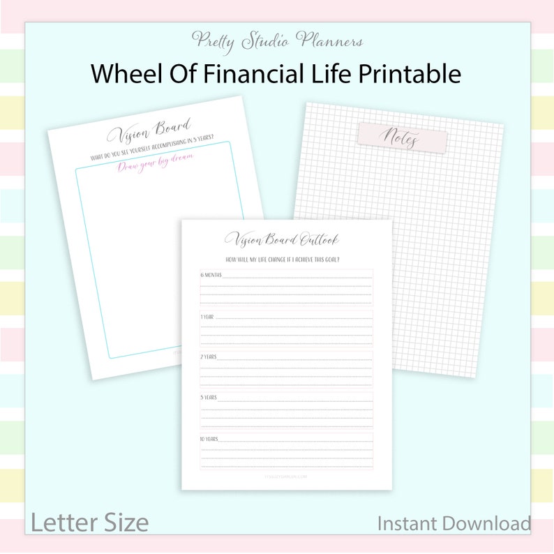 Wheel of Financial Life Wheel of Life Wheel of Balance Life - Etsy