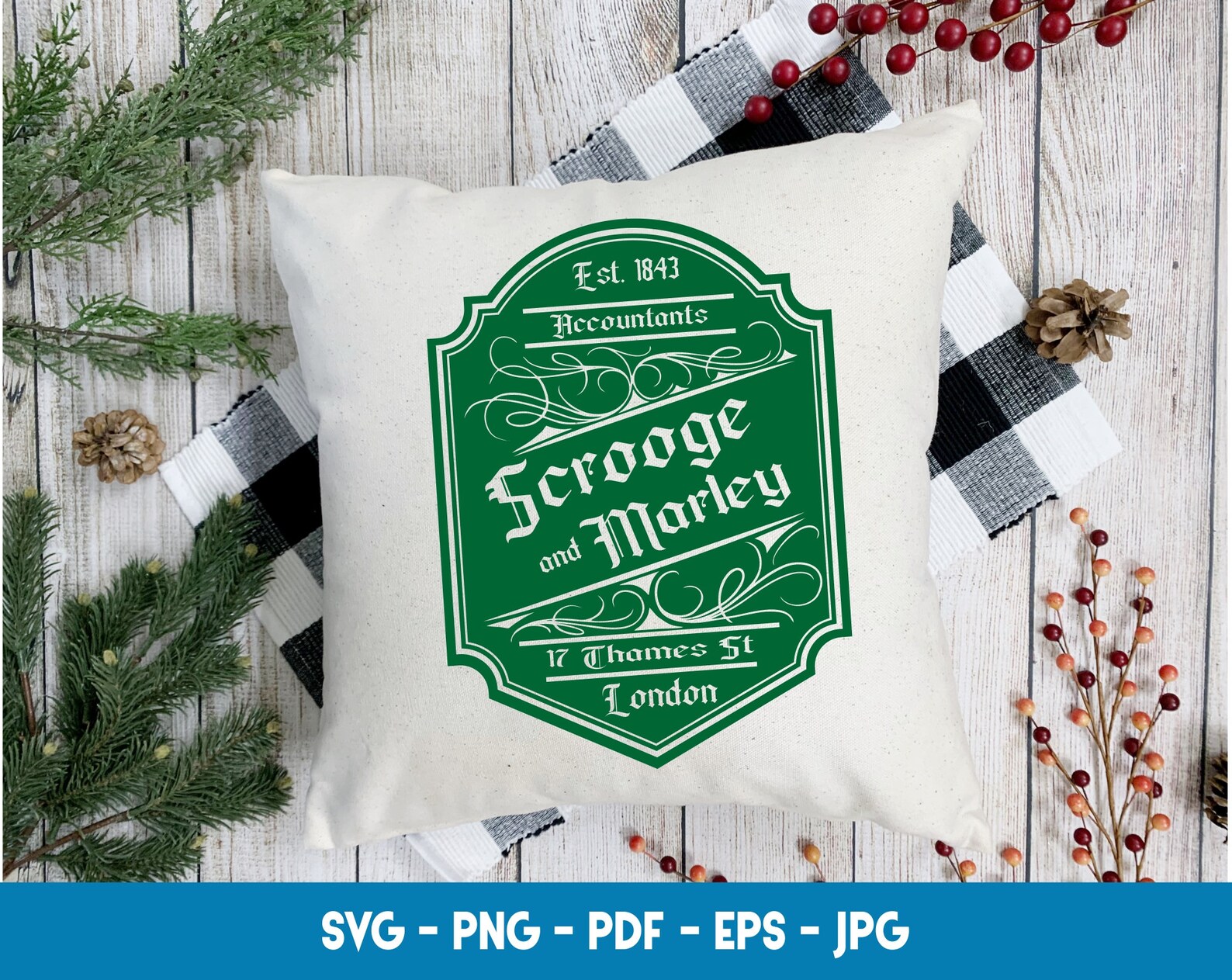 Scrooge and Marley Svg Vector Digital File for DIY Crafters - Etsy