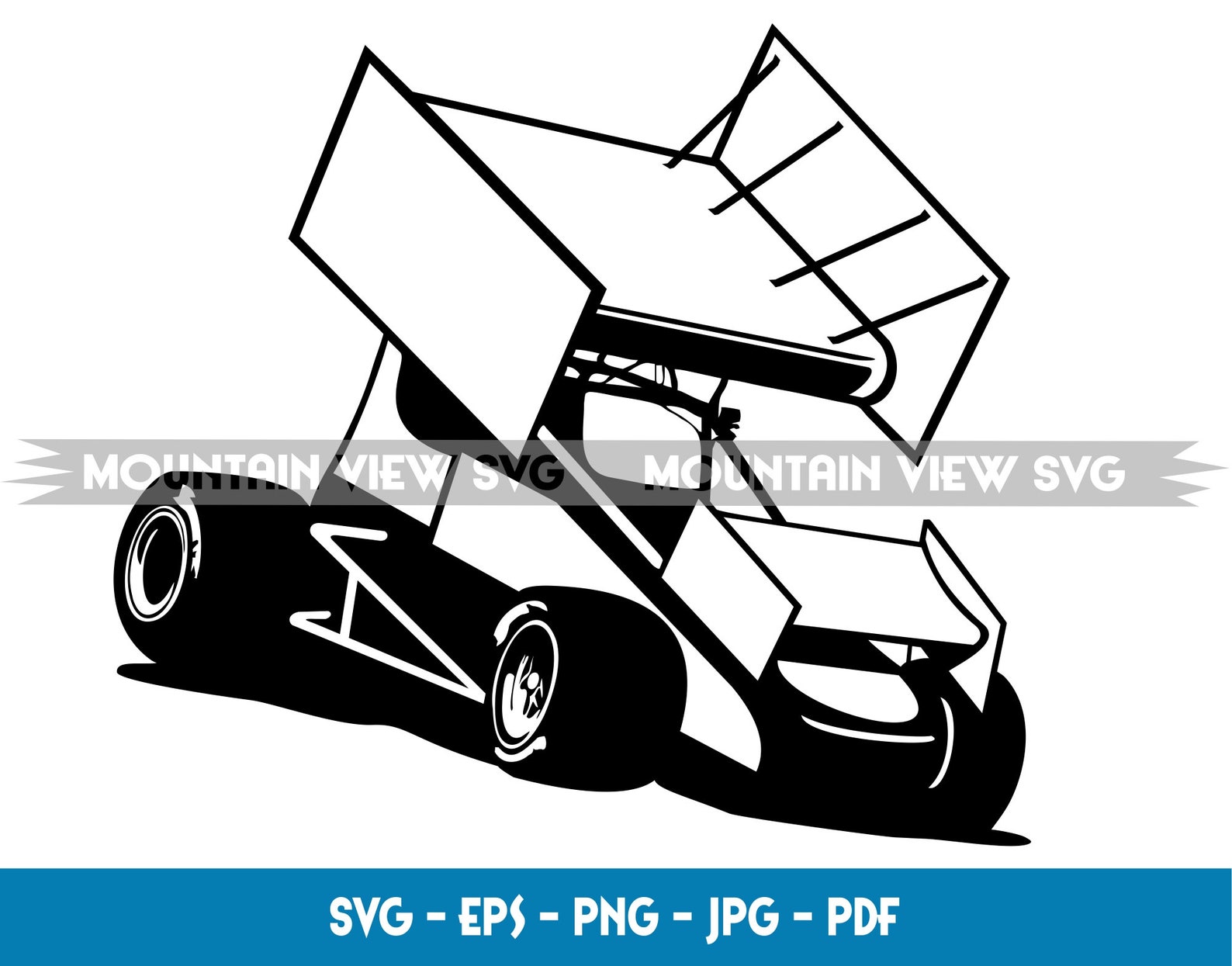 Sprint Race Car SVG 3 Pack Bundle (Download Now) - Etsy