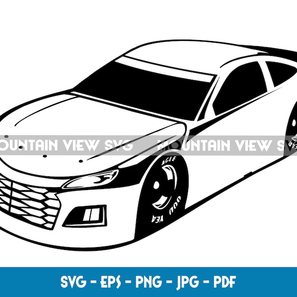 Car Racing Svg - Etsy