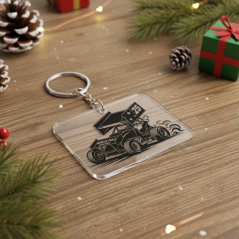Santa Sprint Car SVG | Christmas Racing Digital Download | Dirt Track ...
