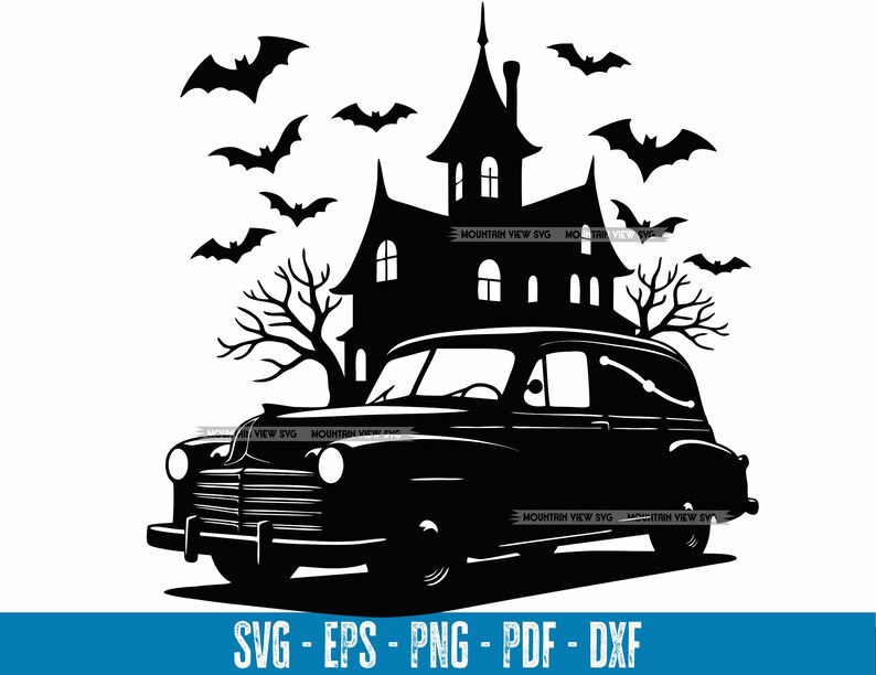 Hearse Haunted Mansion SVG Vector Digital File for Arts and Craft ...