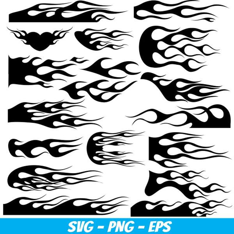 Hot Rod Flame Wraps - Etsy