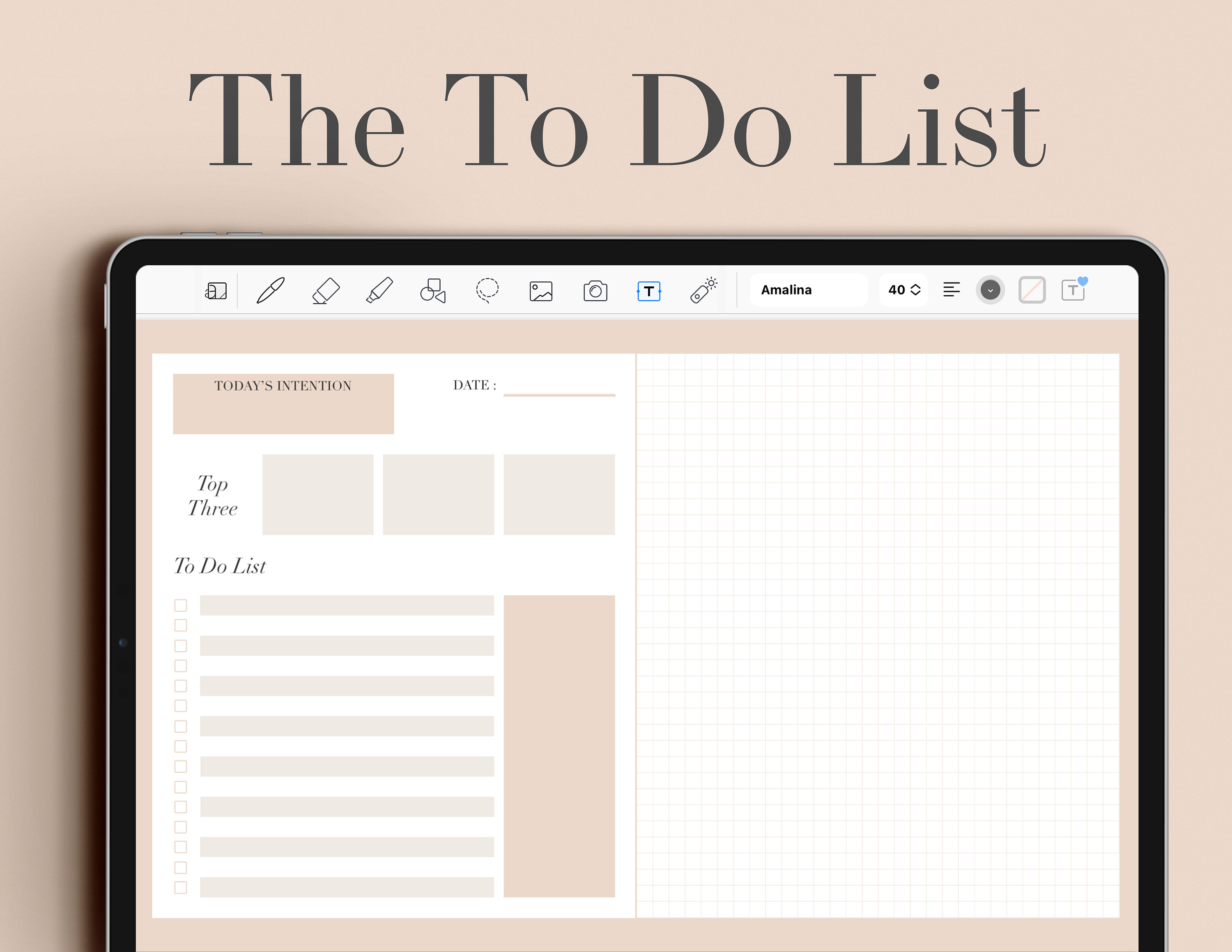 To Do List Digital Planner Goodnotes Notability Xodo Etsy