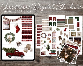 Christmas Digital Planner Undated Digital Planner Christmas - Etsy