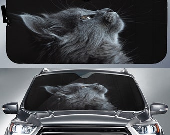 Windshield Sun Shade Cat - Etsy