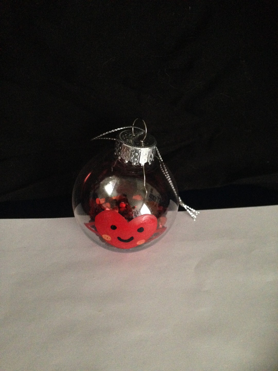 Red hearts huggle buddy bauble - Etsy.de