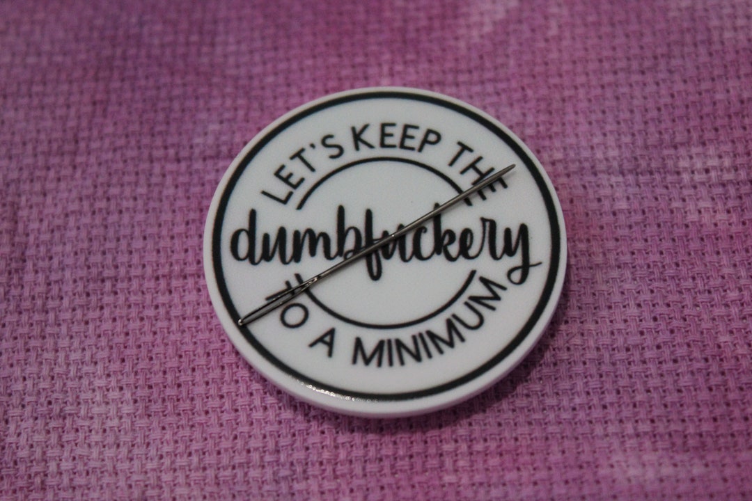 Dumb Sweary Snarky Funny Weird Needle Minder Needle Keeper Needle Nanny ...