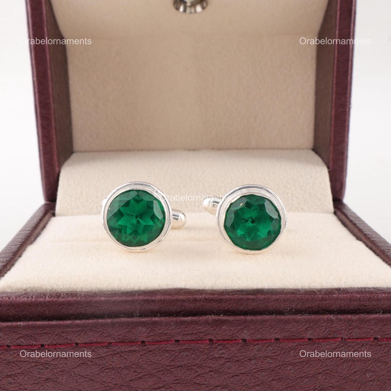 Green Cufflinks - Etsy