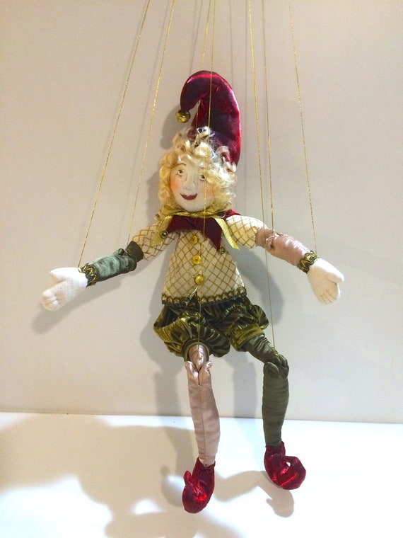 Mark Roberts Jester Marionette | Etsy